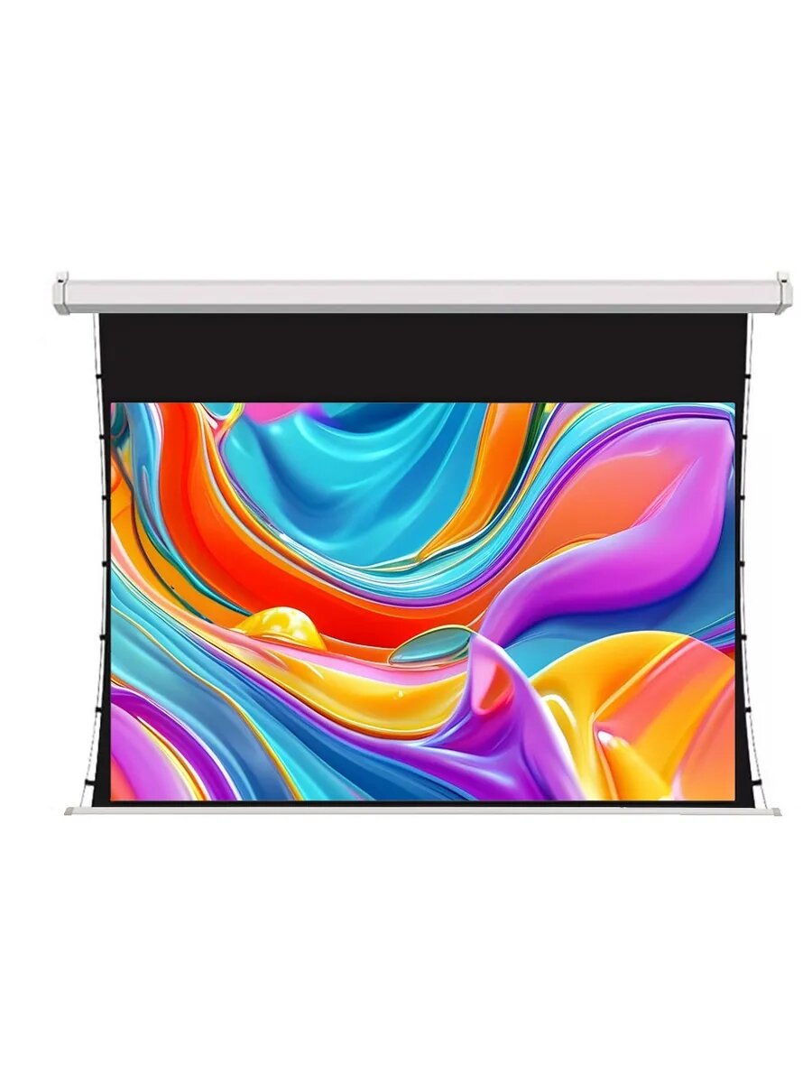 Экран для проектора S'OK SCPSMT-298x168ED30-GR 135 " 16:9 настенно-потолочный, моторизованный с натяжением, серый корпус