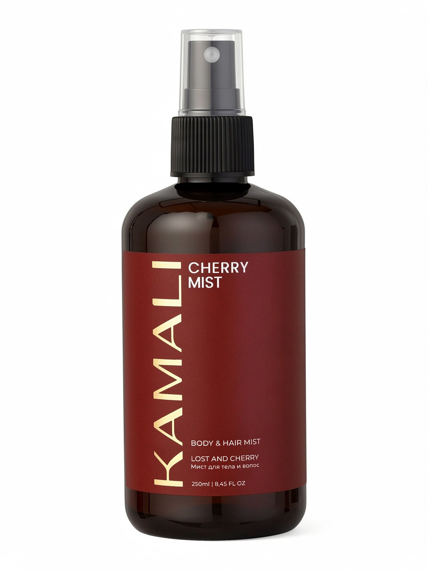 Парфюмированный мист для тела и волос CHERRY, 250 мл, KAMALI