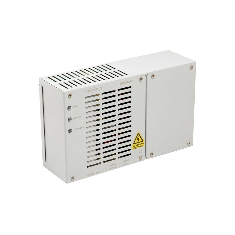 Бастион SKAT-UPS 500 300-DIN-IN Источник бесперебойного питания, Вх. напр. 185-250Вт, отсек под 1 АКБ 7Ач, внутр. меандр стабилизация напряжения 451