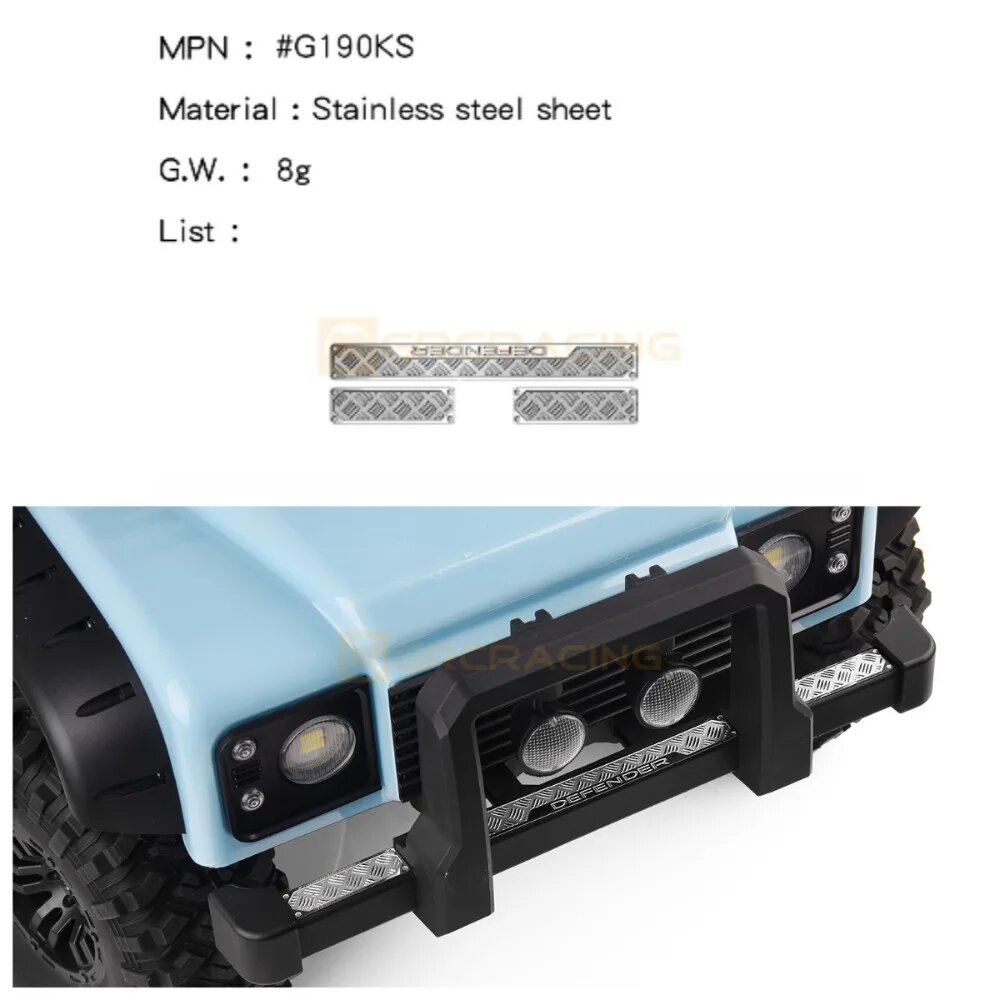 Металлическая декоративная модификация для RC автомобиля MJX H8H Land Rover Defender