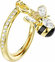Кольцо-кулон SWAROVSKI, кристаллы Swarovski, безразмерное