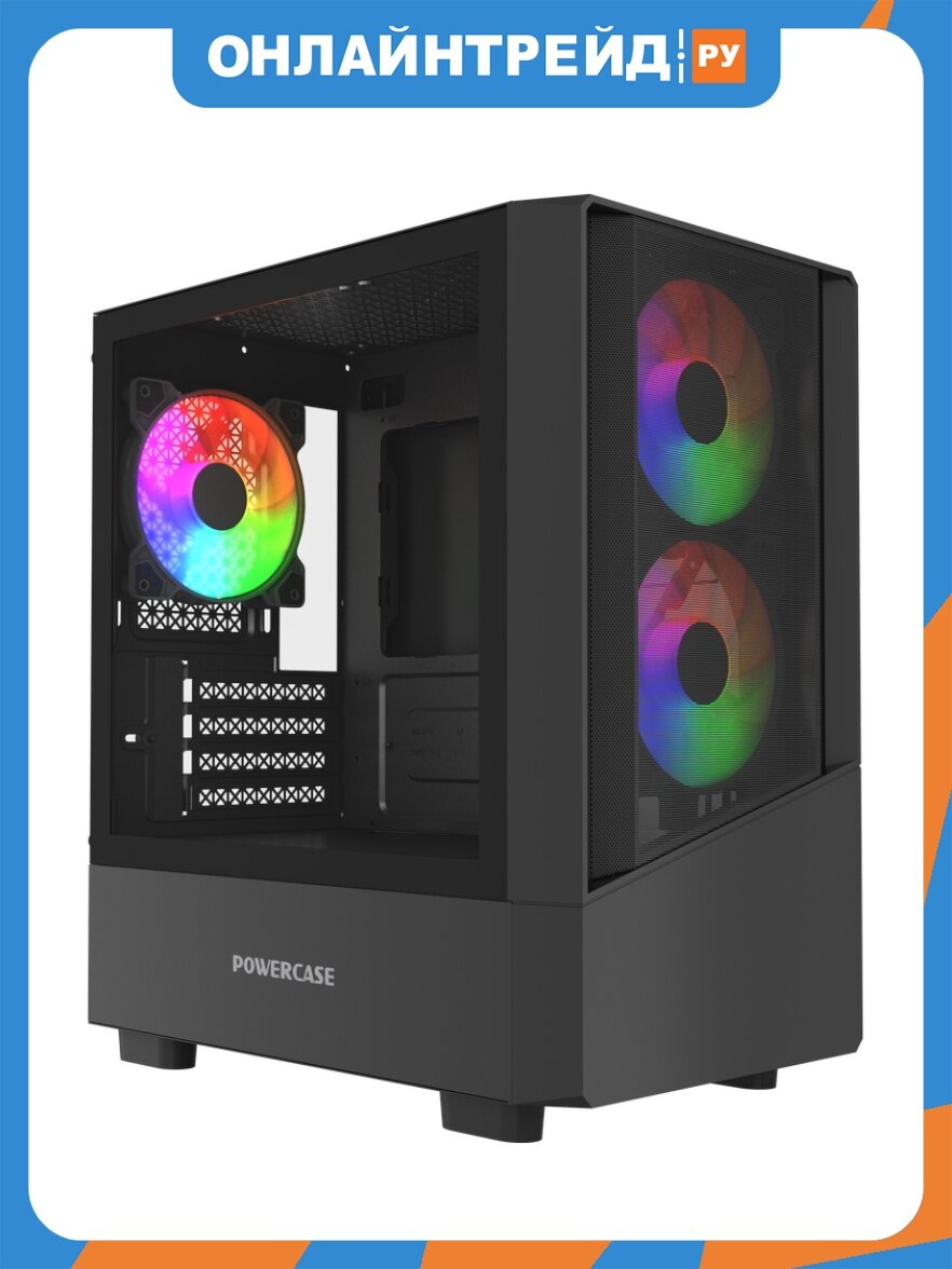 Корпус Powercase Mistral Micro A15B, чёрный (CMMA15B-L3)