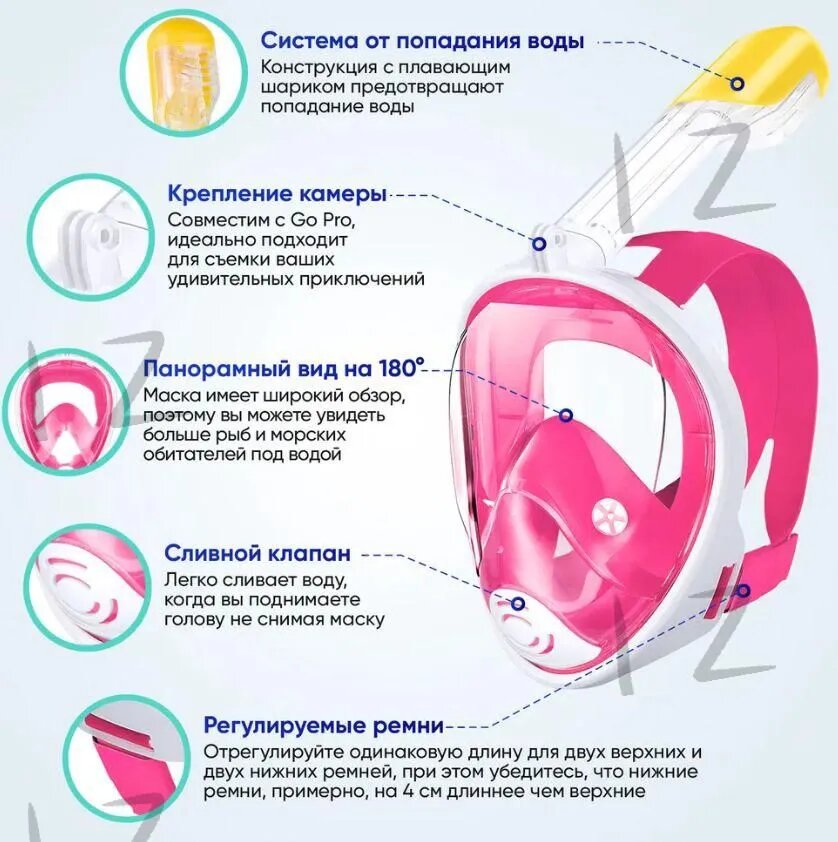 HereMAC Маска для плавания — фото 1