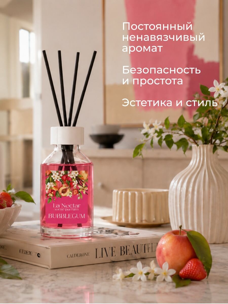 Освежитель воздуха парфюмерный Баунти и Бабл-Гам /Ароматизатор для дома 2 шт