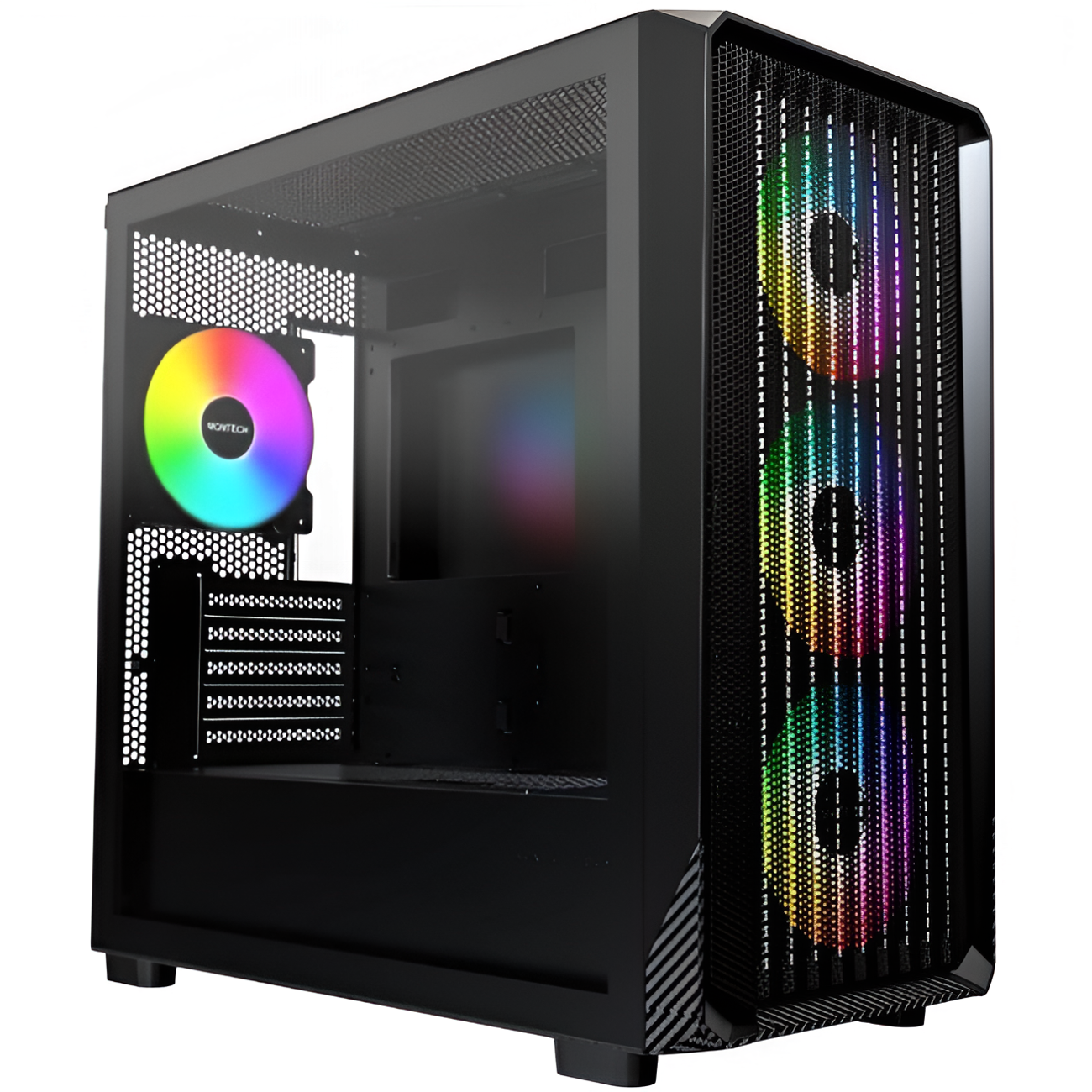 Корпус Mini-Tower Montech X5M ARGB TG, Micro-ATX, черный (X5MB)