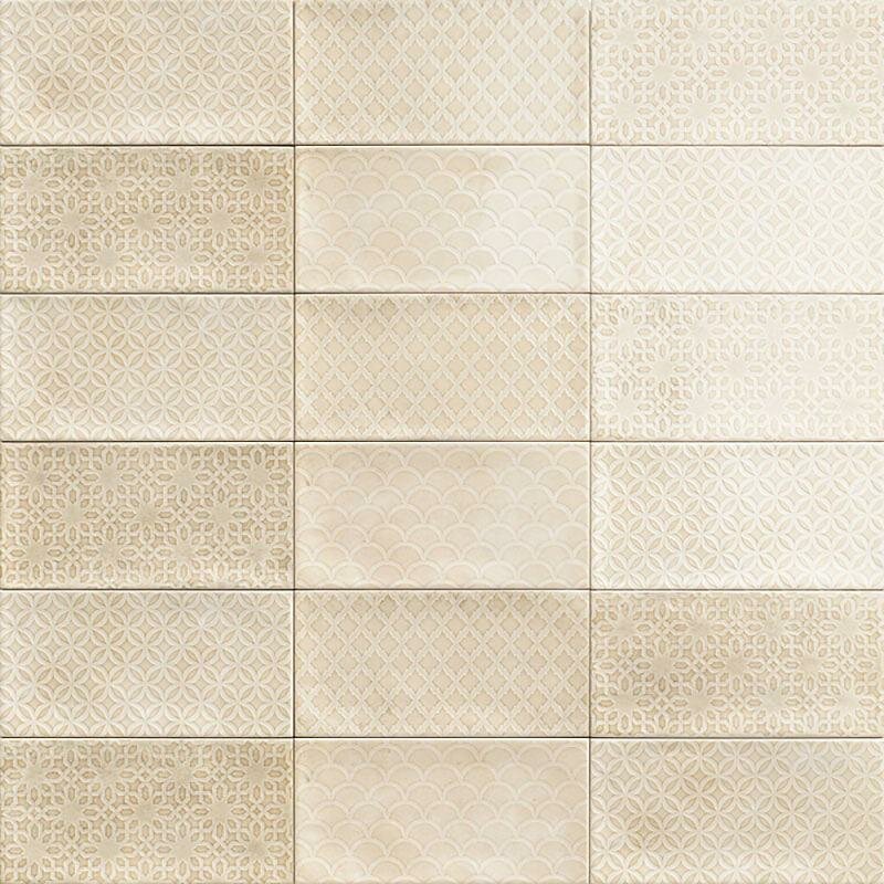 Керамическая плитка Mainzu Rev. Decor Camden Bone 919325 10x20 см