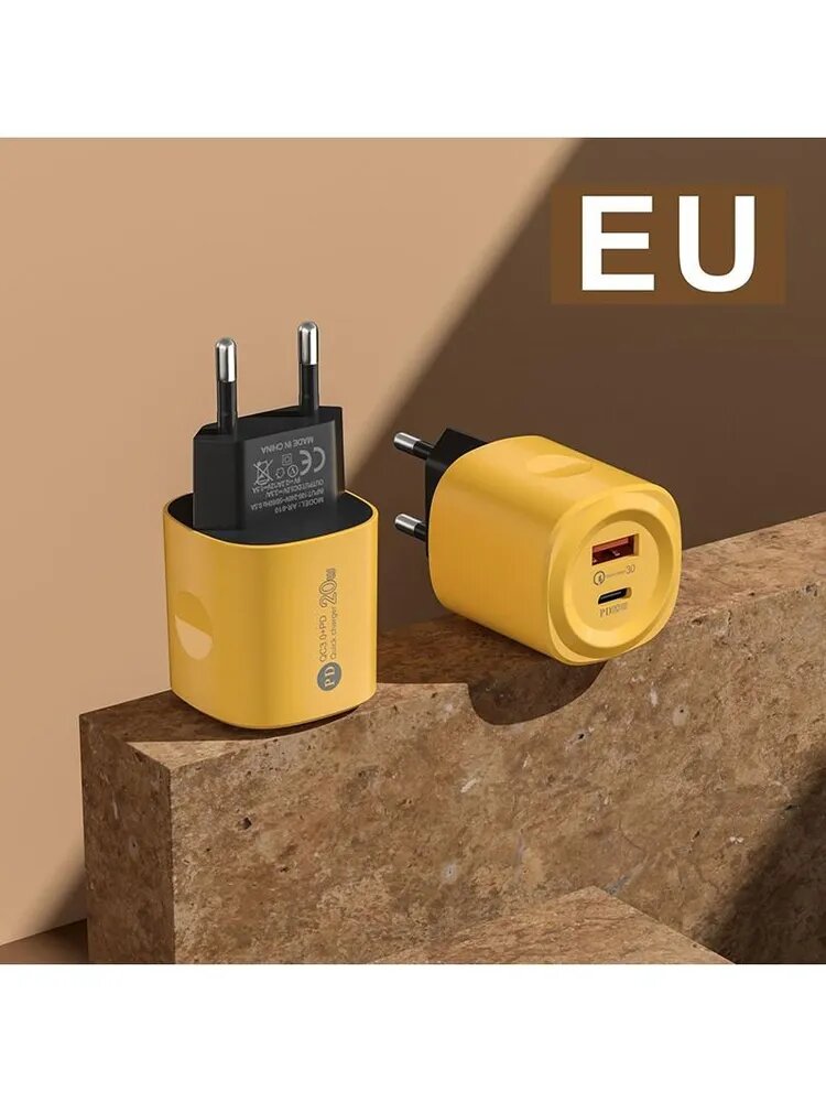 PD20W прозрачное зарядное устройство для мобильного телефона
