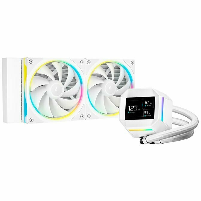 Система водяного охлаждения для ПК Deepcool R-LM240-WHDMMC-1 120 мм A-RGB