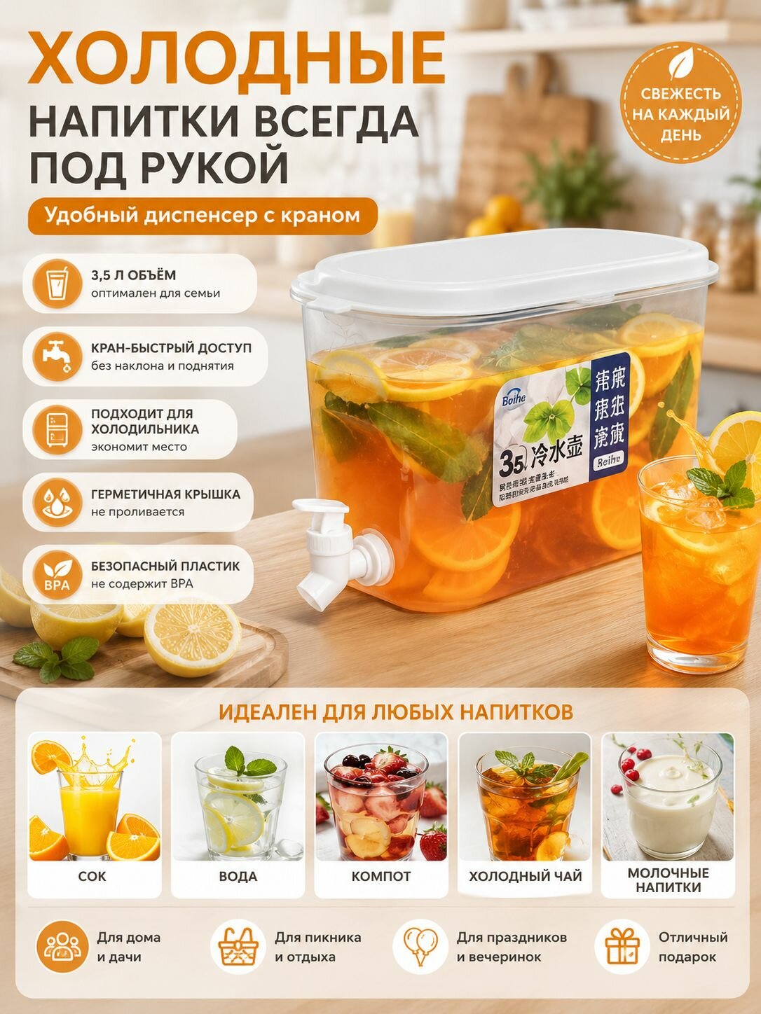 Кувшин, 3.5 л — фото 1
