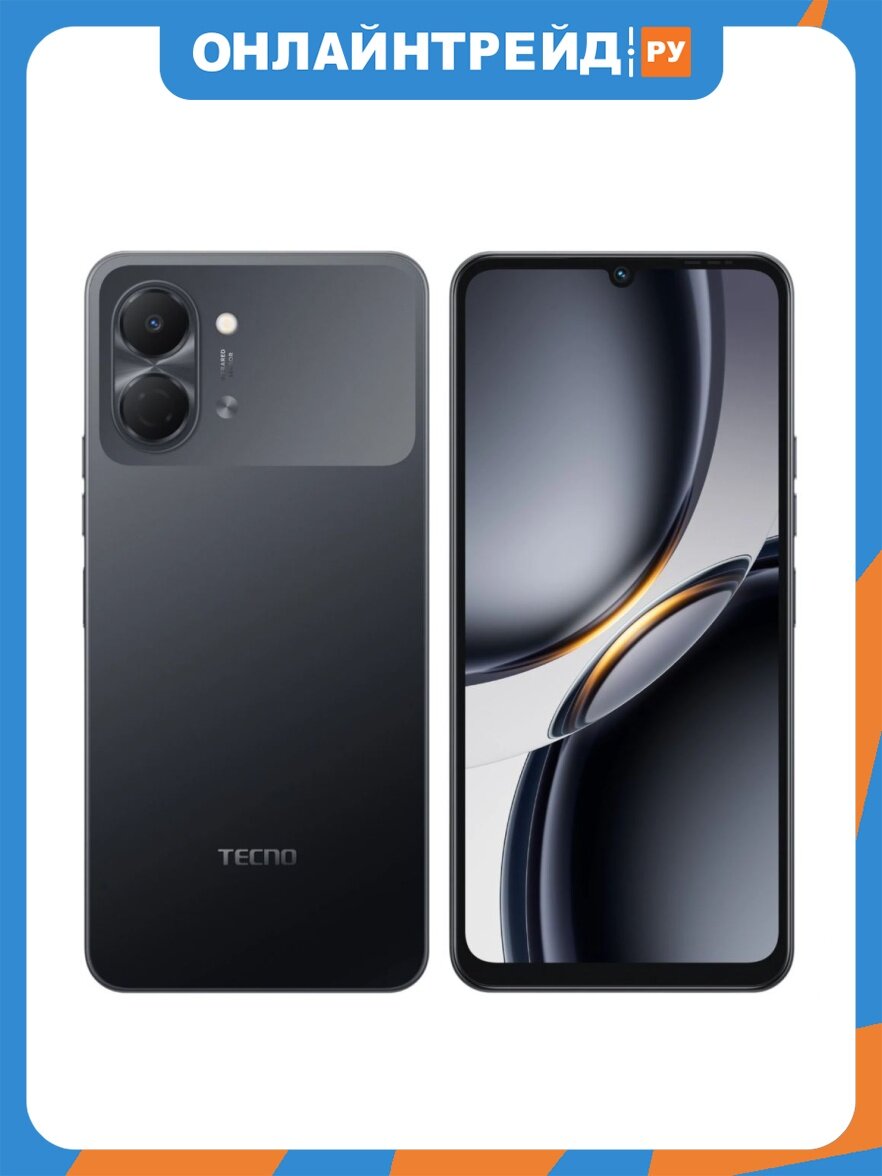 Смартфон Tecno Spark Go 3 4/128GB Черный
