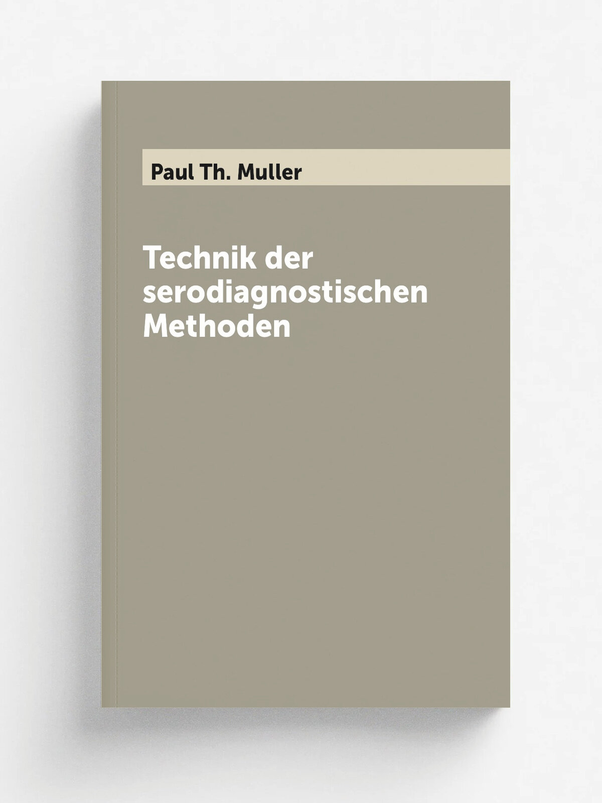 Technik der serodiagnostischen Methoden