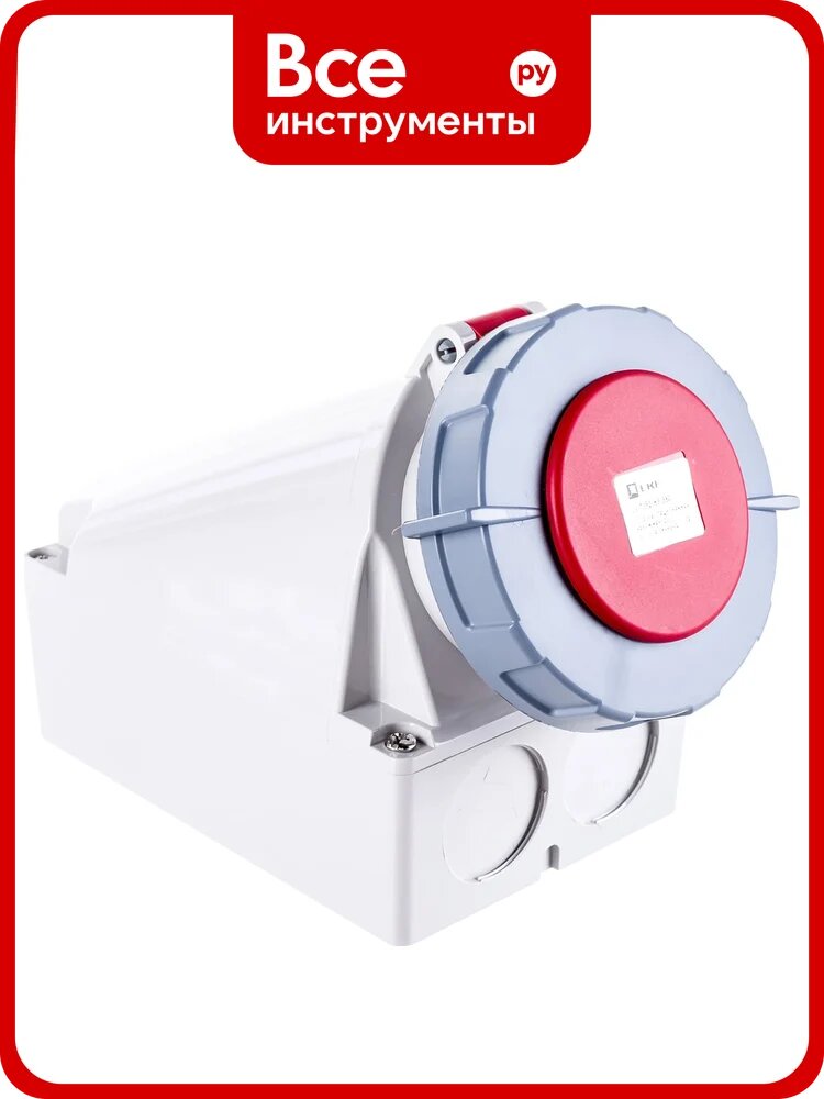 Стационарная наружная розетка EKF 1352 3Р РЕ N 63А 380В IP67 PROxima ps-1352-63-380, защита IP67, уличная установка
