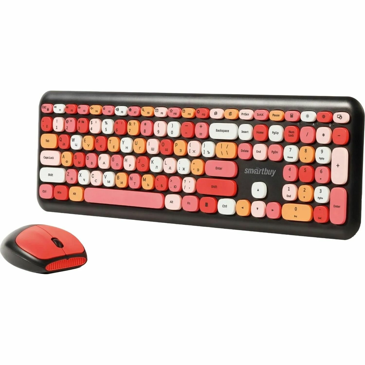Комплект беспроводной клавиатура и мышь Smartbuy (SBC-666395AG-K)