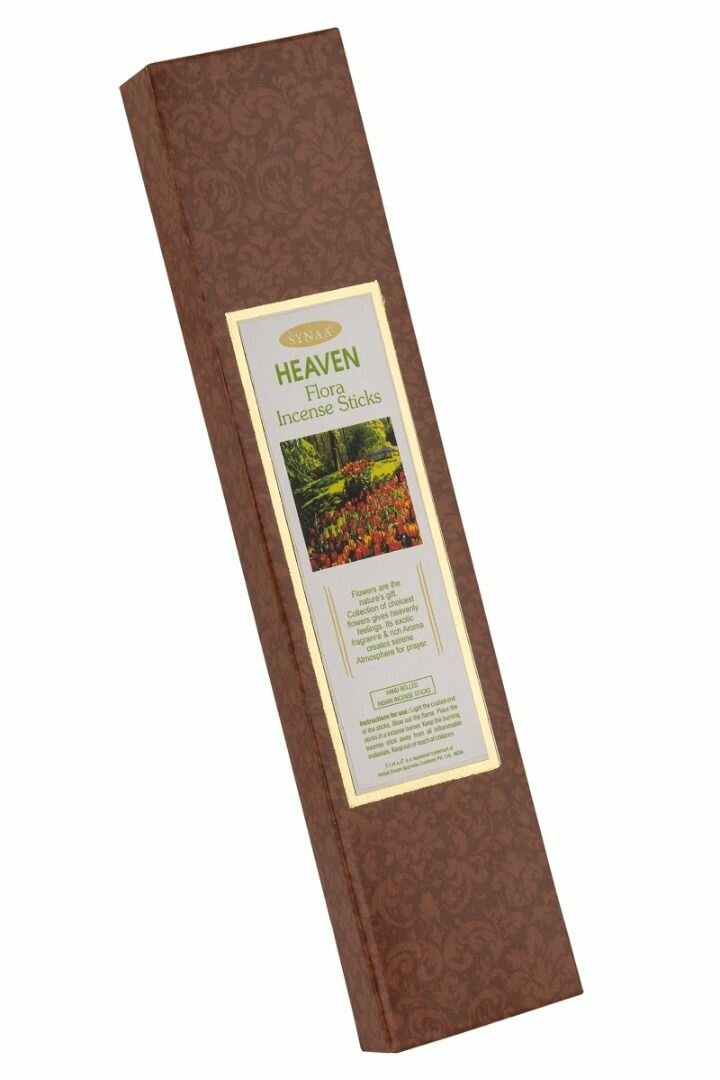 HEAVEN Flora Incense Sticks, Aasha Herbals (SYNAA) (Ароматические палочки райское блаженство), 10 палочек.