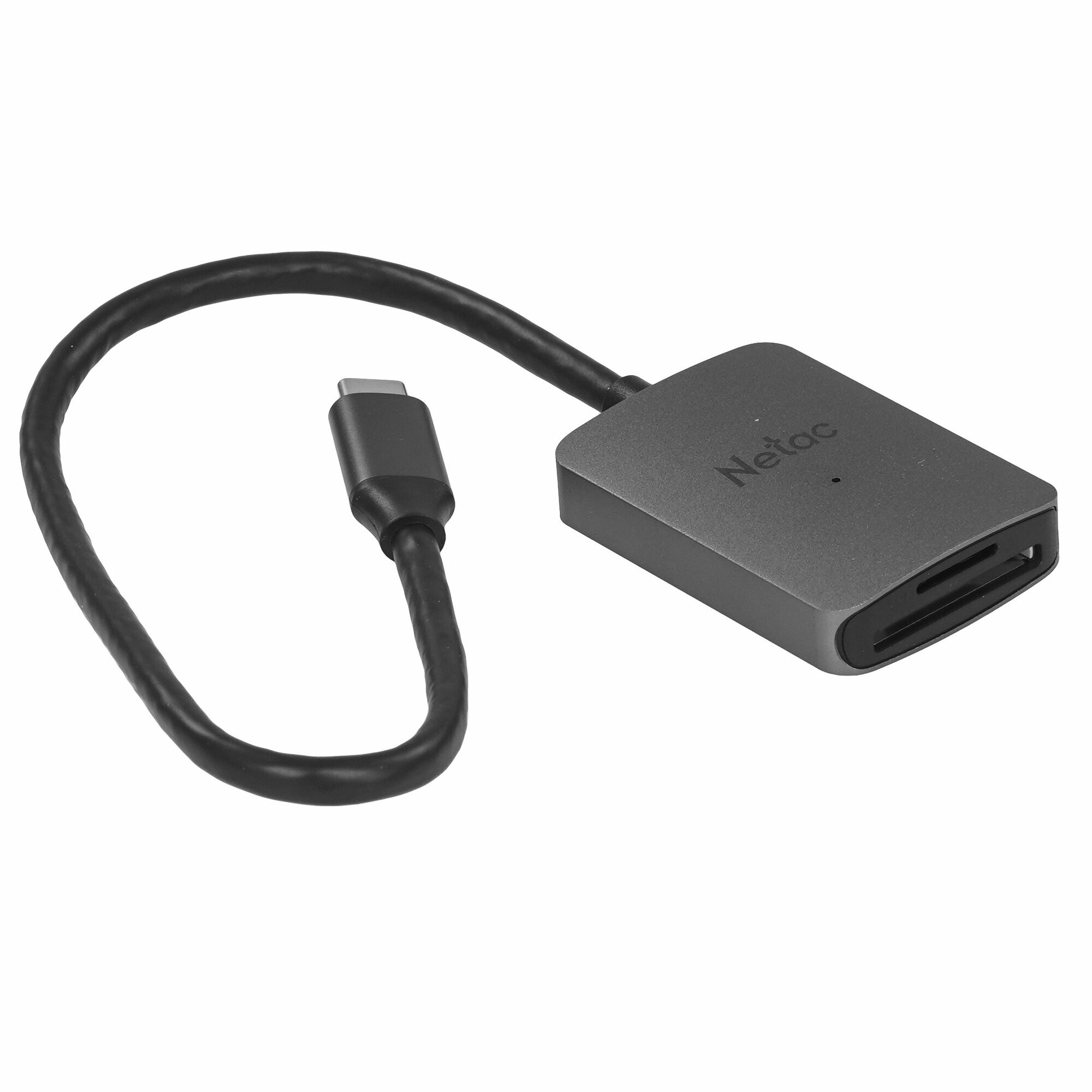 Концентратор, Netac USB Hub WF12, USB-A to USB3.0*3+RJ45+TypeC 5V .(WK12GYCN)