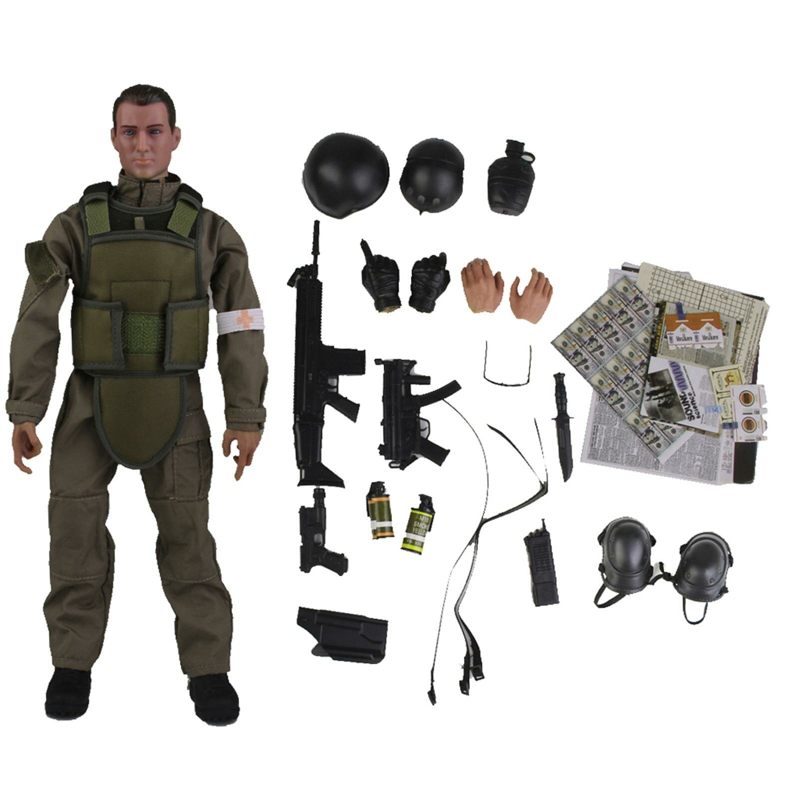 Фигурка солдата-медика в масштабе 1/6, 12 дюймов, Soldier Toys NB04A