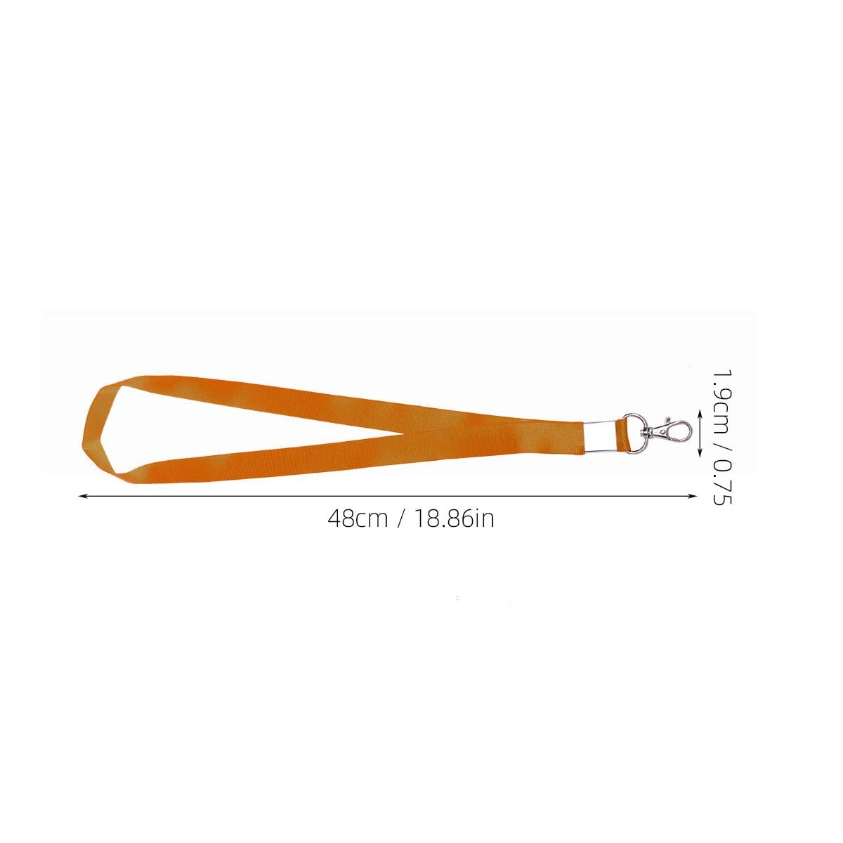 Lanyard Для Ключей Синий Цвет 1 Шт Изделие Из Материала Размер 48 00X1 90X0 50CM С Креплением ДЛя Пропуска И Ключей