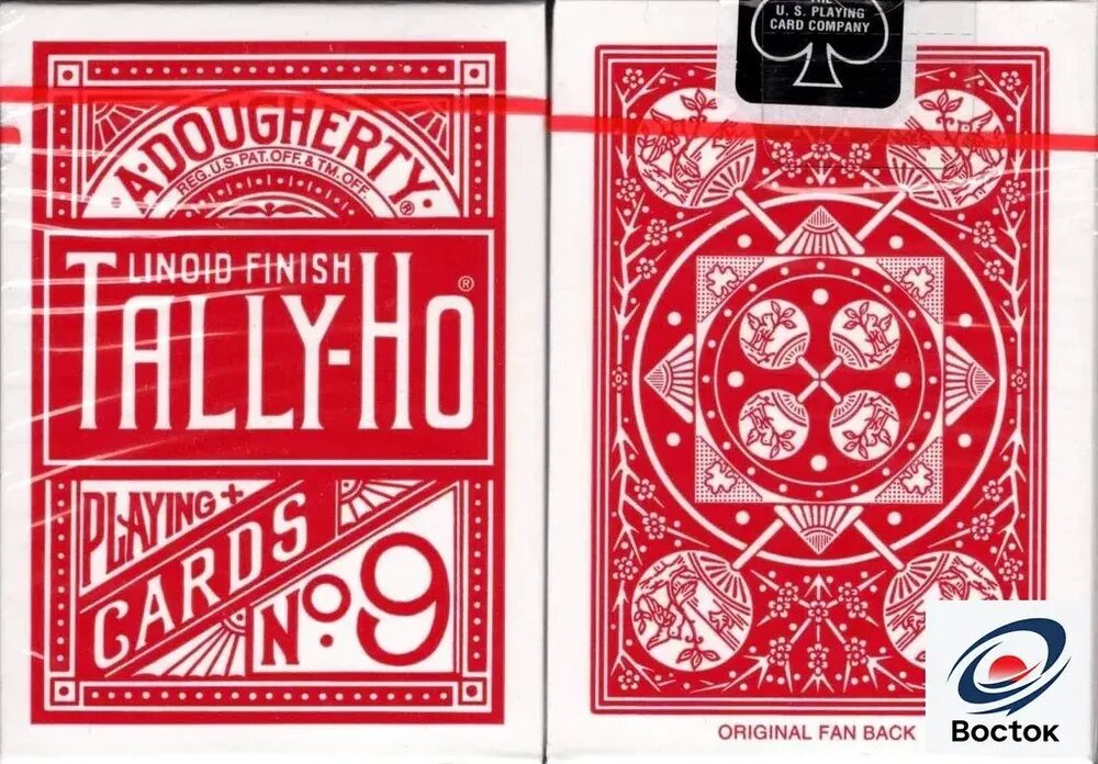 Tally-Ho No.9 профессиональные карты для флоришинга от The United States Playing Card Company