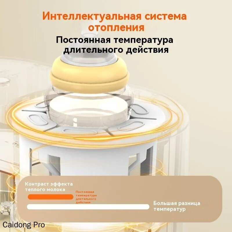 Набор посуды, гипоаллергенный, детский, кремовый, пластик ABS, 6-12 мес, 1 шт — фото 1