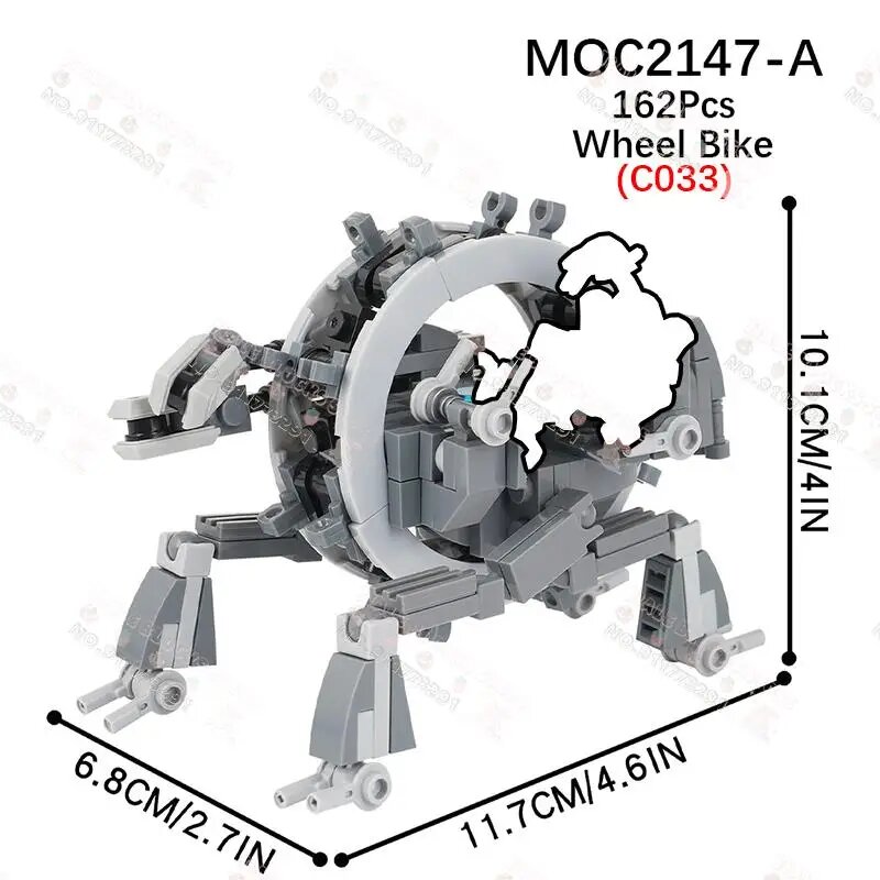 MOOXI Строительные блоки Interstellar Меха Дроид 6+ MOC2147-A