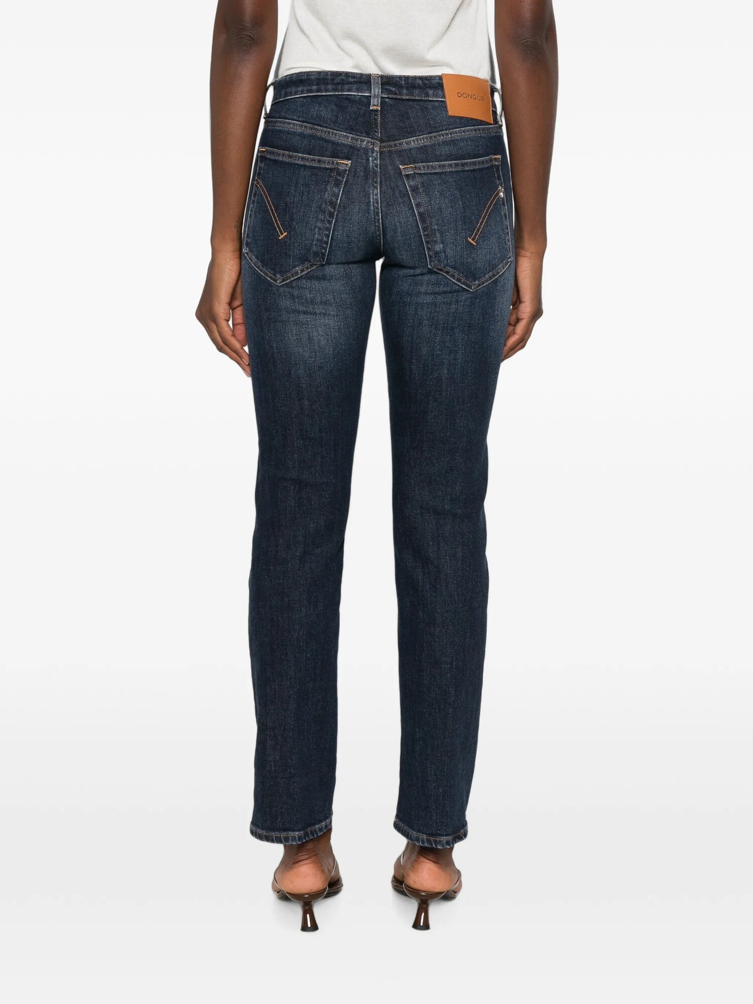 Джинсы Dondup Coco faded straight-leg jeans, размер 25 — фото 1