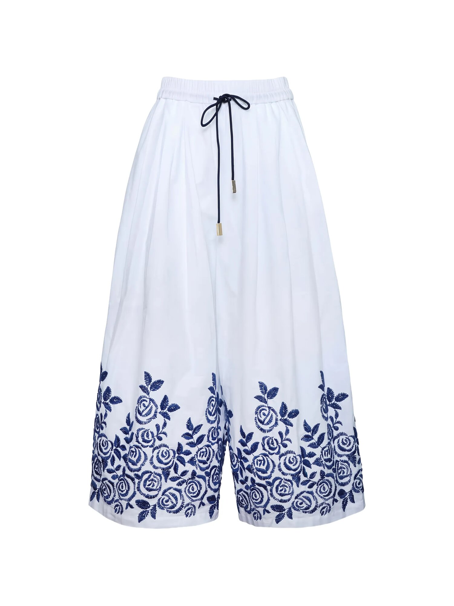 Брюки Whisper floral-embroidered trousers