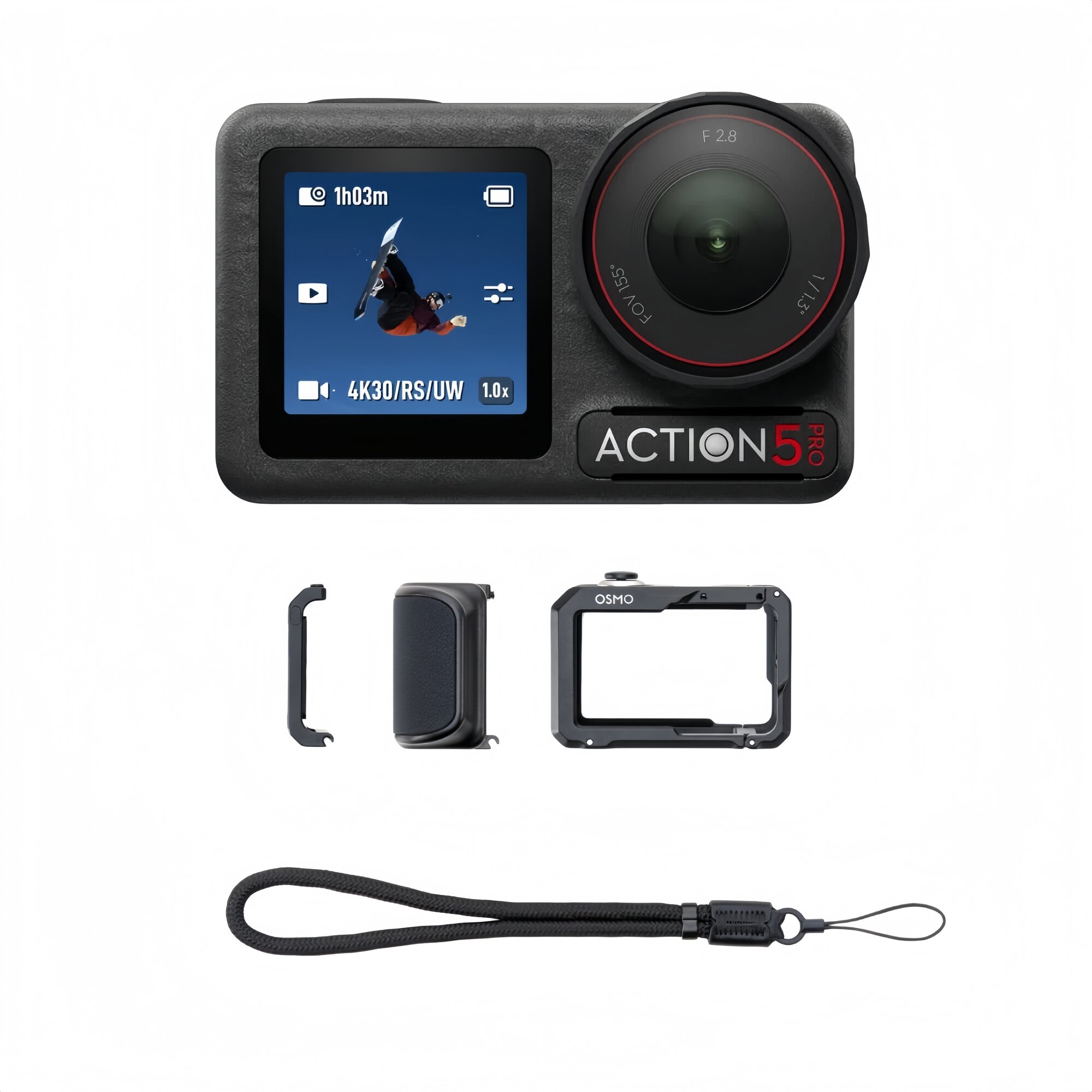 Экшн камера DJI Osmo Action 5 Pro Xplorer Grip Combo, 48МП, сенсорный экран, 3840 x 2160, время работы 4 часа