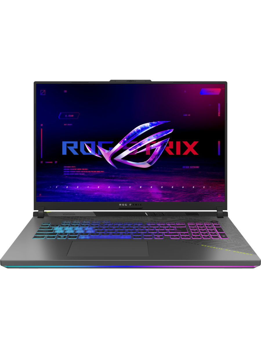 Ноутбук Asus 18" ROG Strix G814PM-S8117 Ryzen 9 8940HX/16Gb/SSD512Gb/8Gb/noOS/серый