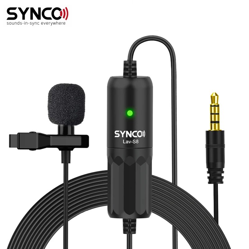 Профессиональный петличный микрофон SYNCO Lav-S8
