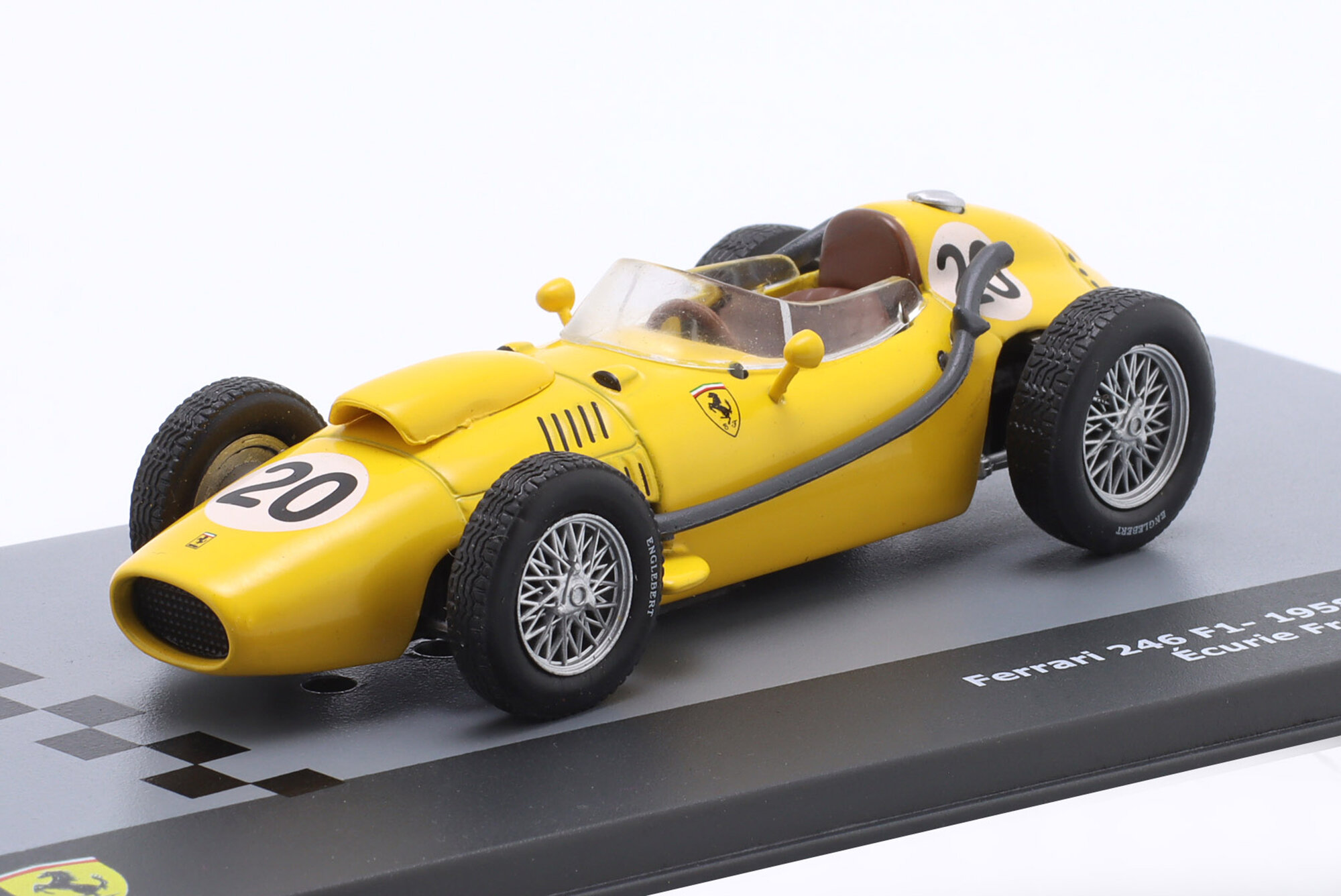 Модель коллекционная Ferrari dino 246 #20 formula 1 1958 olivier gendebien / феррари дино 246 ФОРМУЛА-1 оливир гендебин