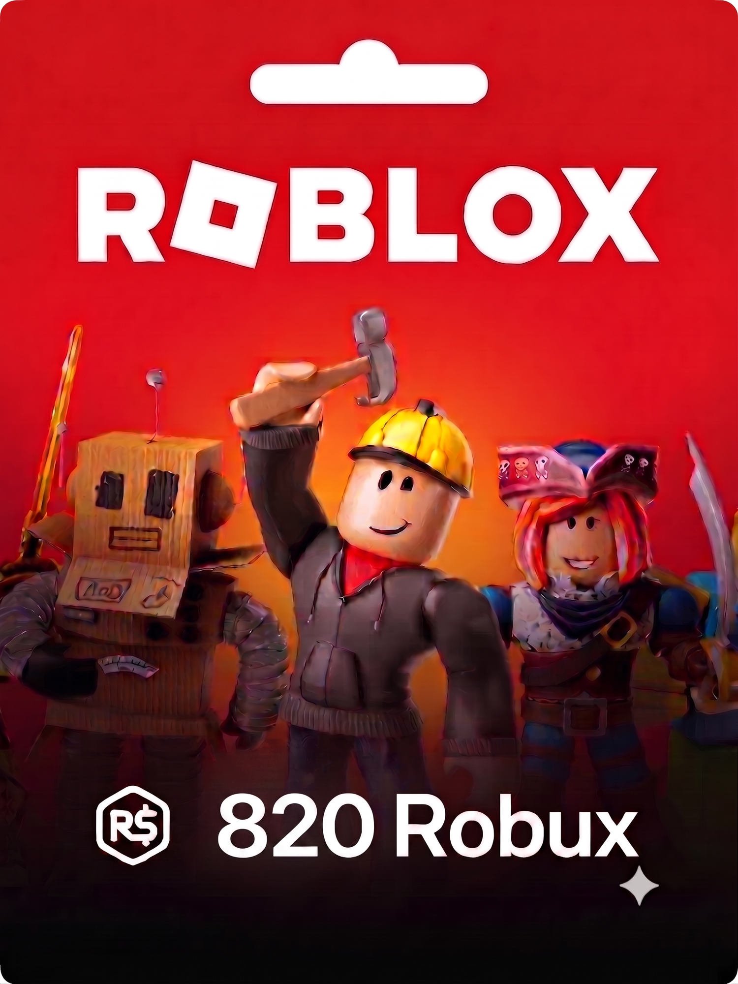 Пополнение счета Roblox на 820 Robux