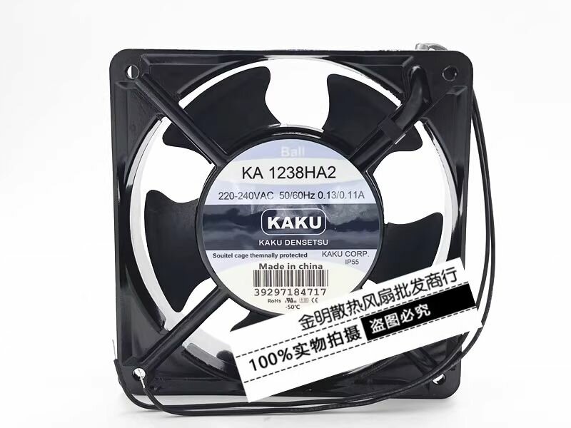 Карта KAKU осевой вентилятор 12CM KA1238HA2 220V высокотемпературный шкаф AC вентиляторы