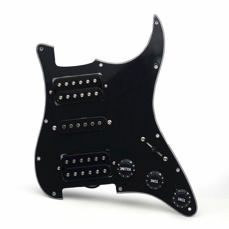 Накладка на звукосниматель ST Electric Guitar HSH, передняя крышка, схема подключения звукоснимателя.