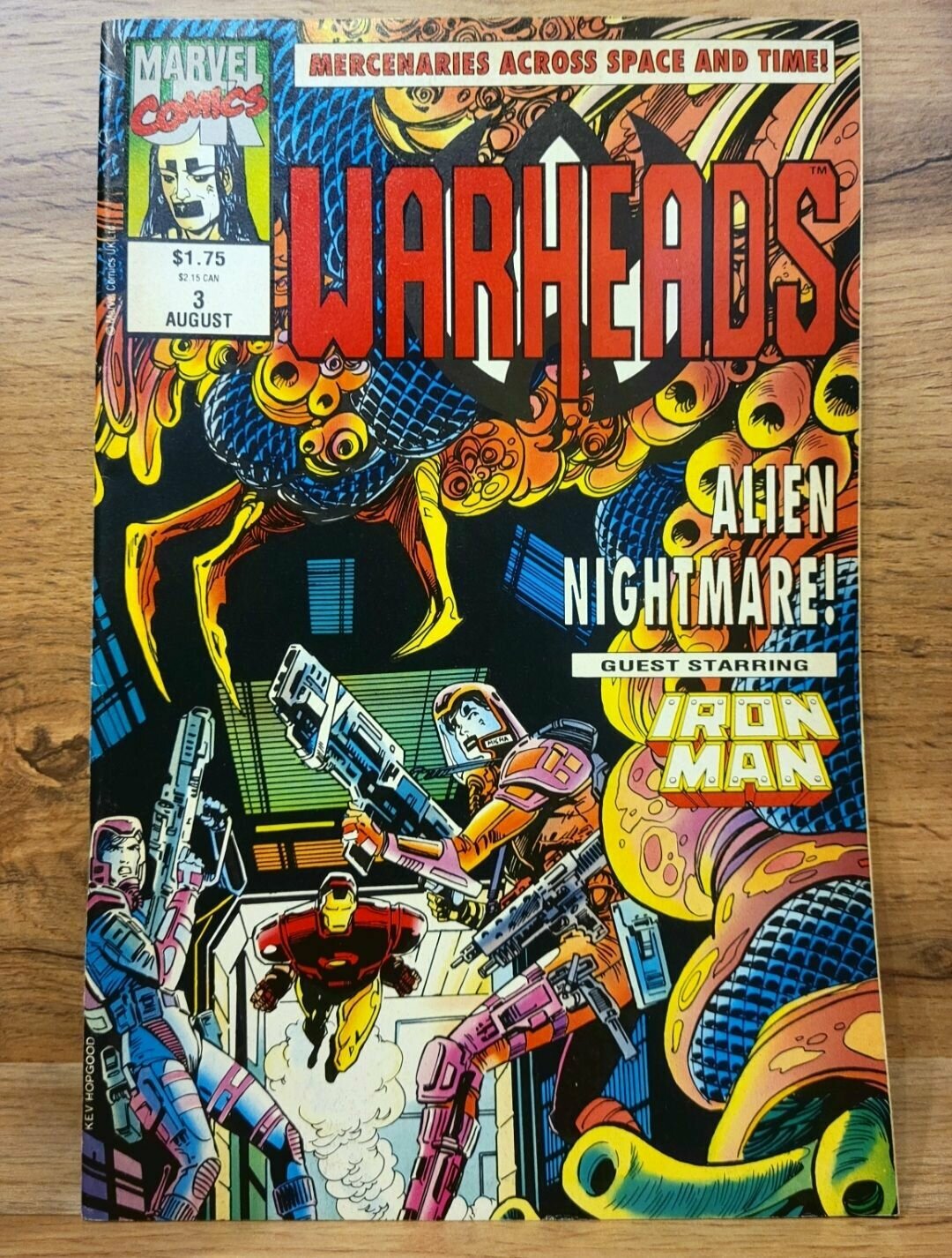 Ретро Комикс War Heads #3. 1988 Год. Оригинал!