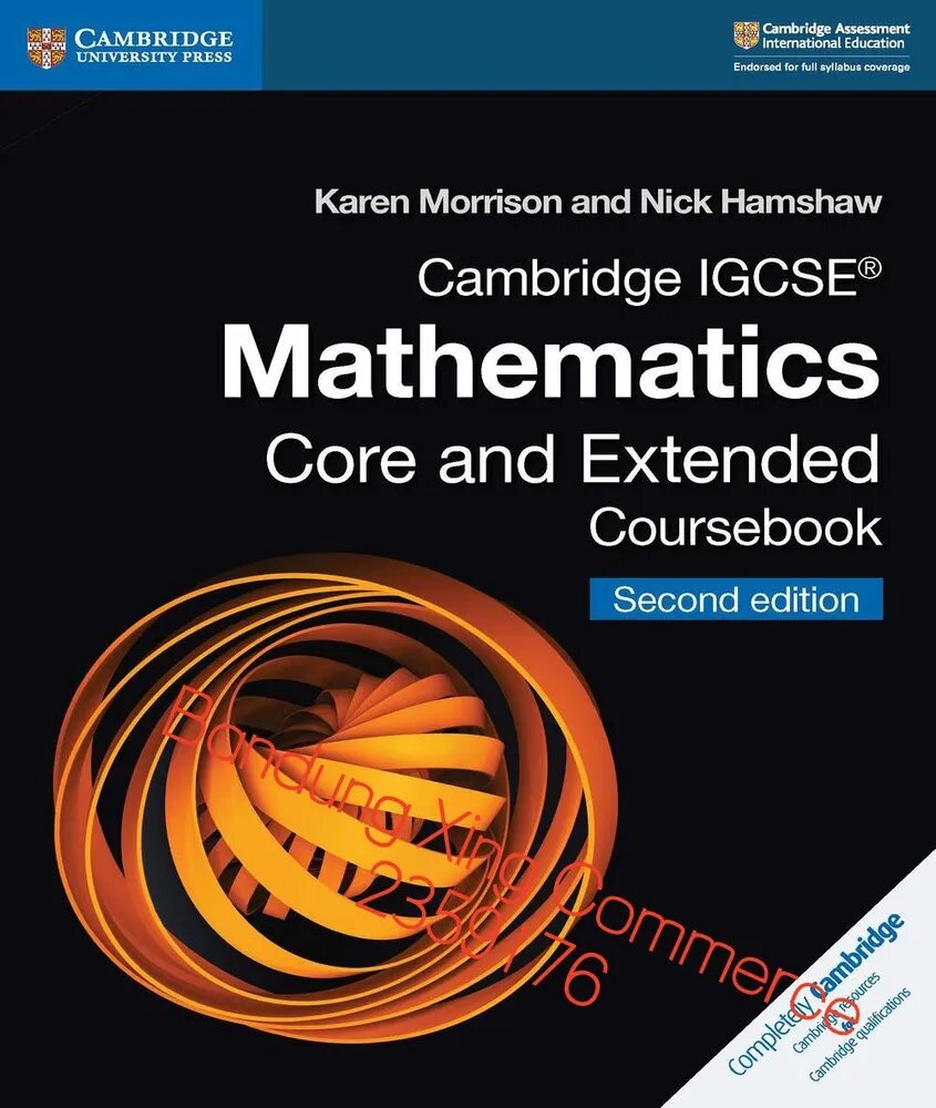 Cambridge IGCSE Mathematics Core and Extended / Бумажная книга
