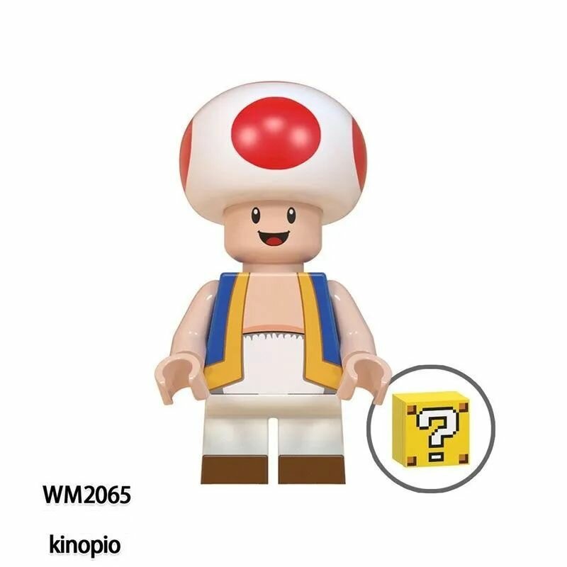 Фигурка конструктор Кинопио / Марио Super Mario 14+