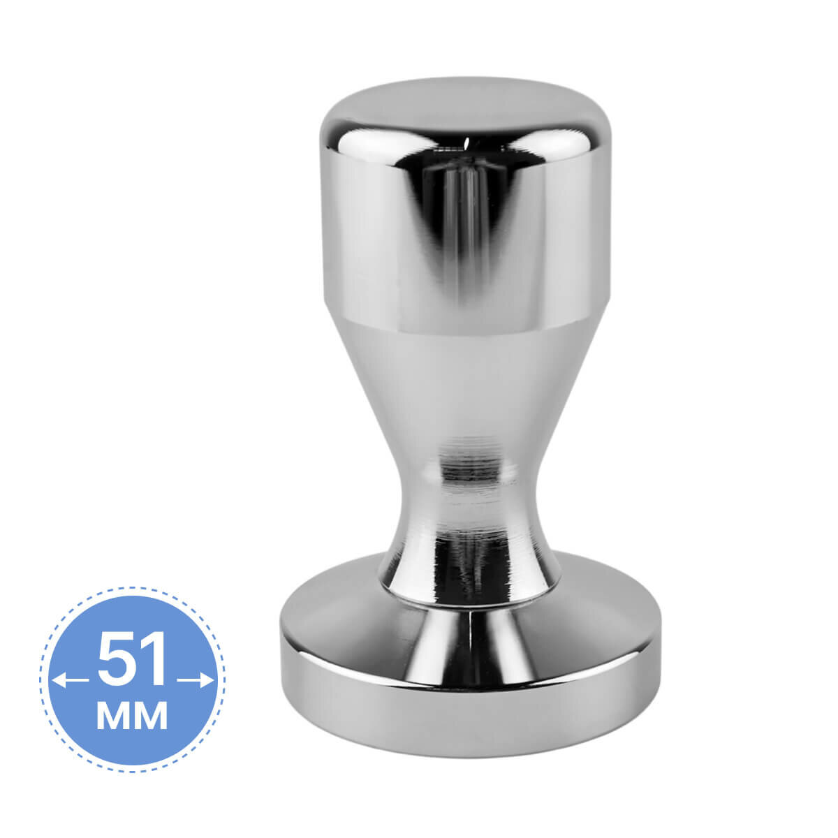 Стальной темпер для кофе, диаметр 51 мм, разборный, 41202667