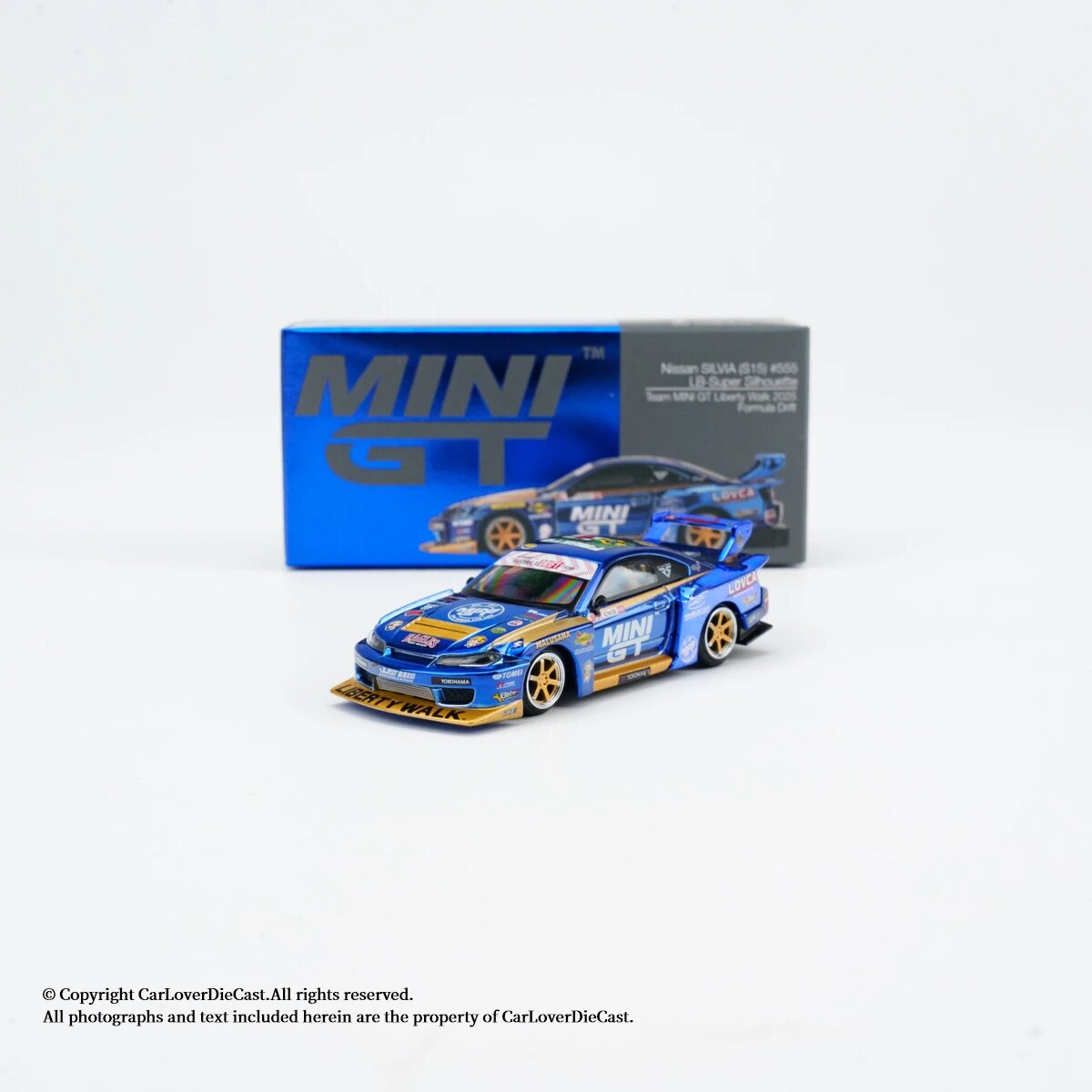 MINI GT 1:64 Nissan LB-Super Silhouette S15 SILVIA из литого металла 1157-CH