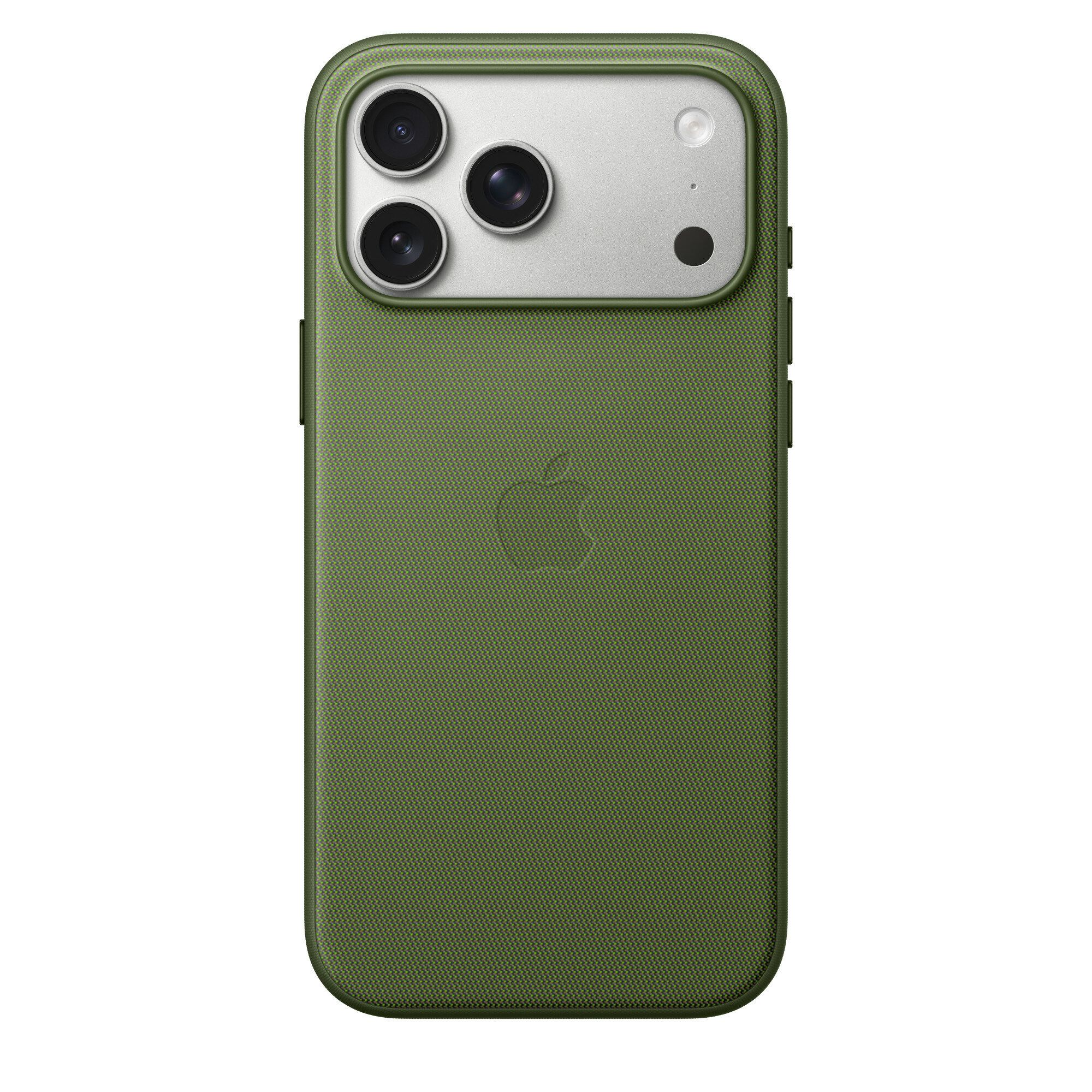 Чехол TechWowen для iPhone 17 Pro Max, MGFD4ZM/A, MagSafe, зеленый, тканевый, оригинал