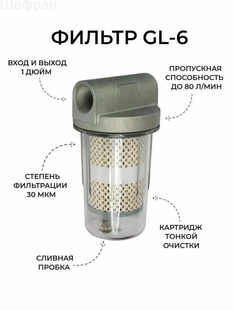 Фильтр очистки топлива GL-6