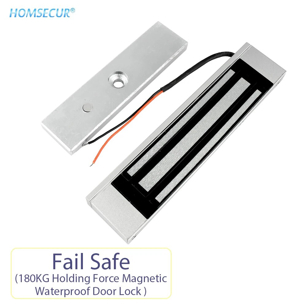 Водонепроницаемый магнитный замок HOMSECUR 180 кг DC12V