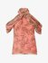 Топ Olive branch-print halterneck top