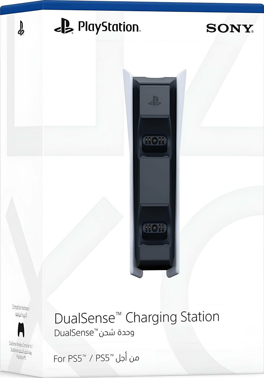 Зарядная станция, для двух геймпадов, Sony DualSense, PS5