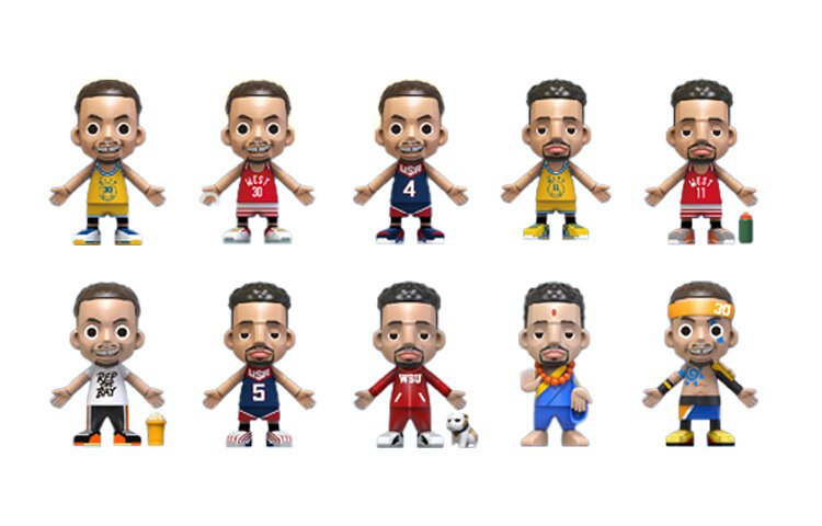 AcePlayer X NBA SPLASH BROS SPLASH Brothers Стефен Карри Томпсон Баскетбольные Звезды Слепые коробки