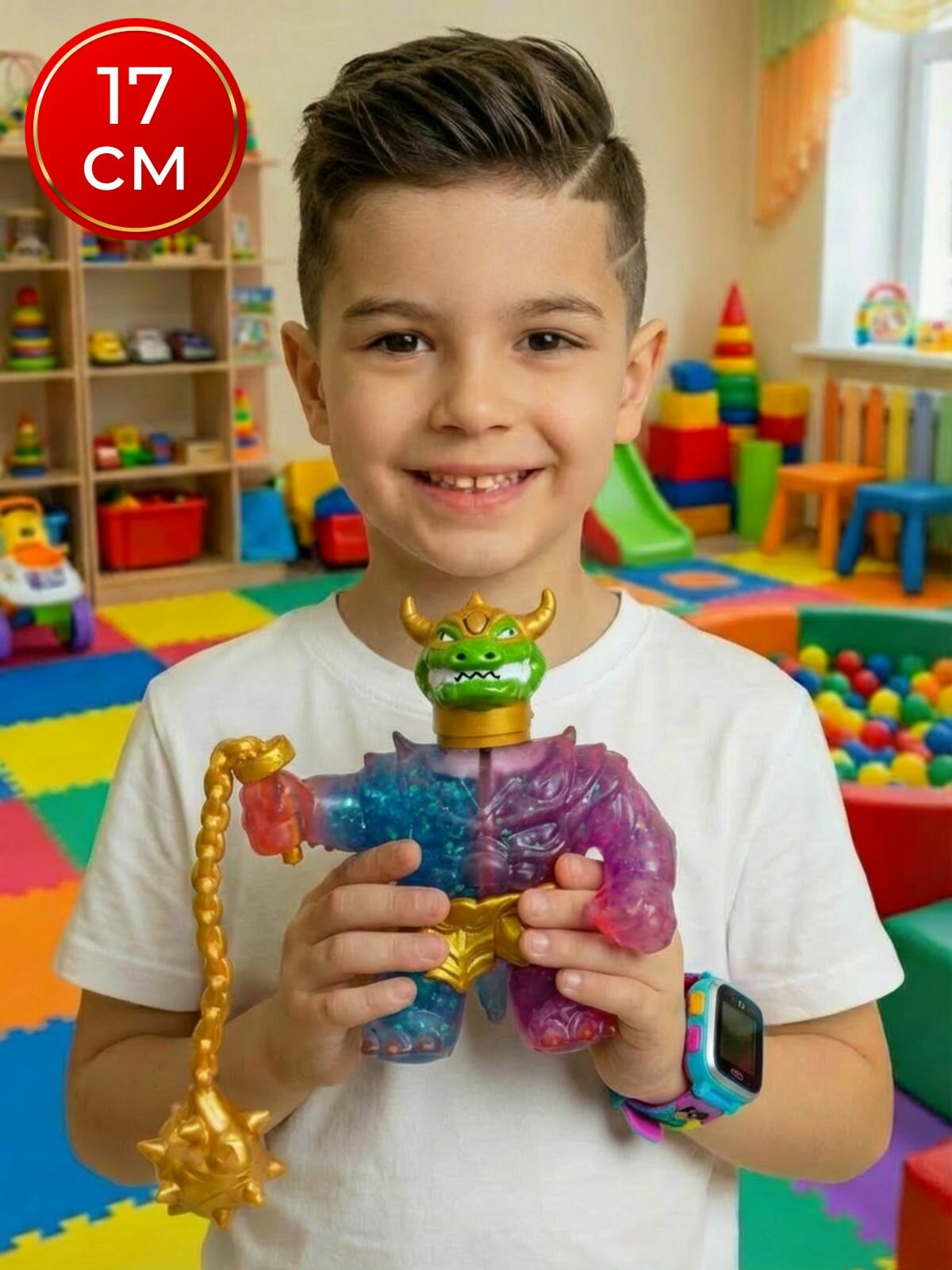 Игрушка тянучка 17 см монстр-растяжка