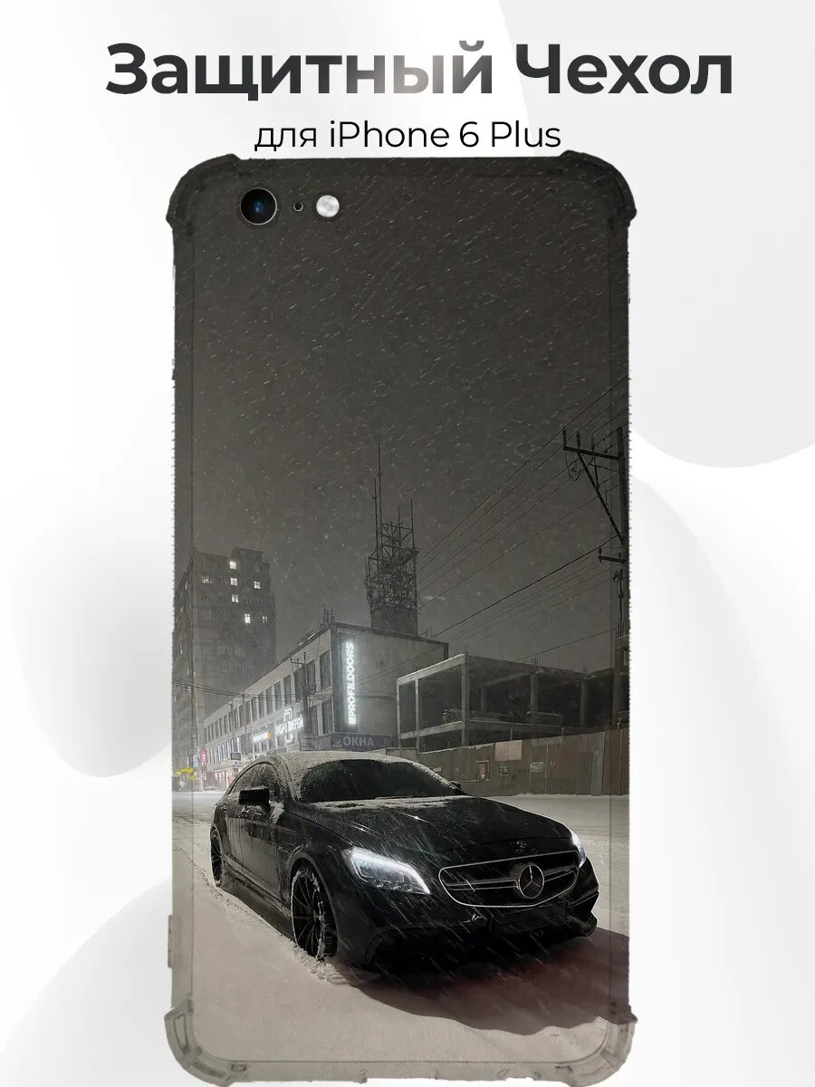Чехол для iPhone 6 Plus CLS 63 банан в снегу