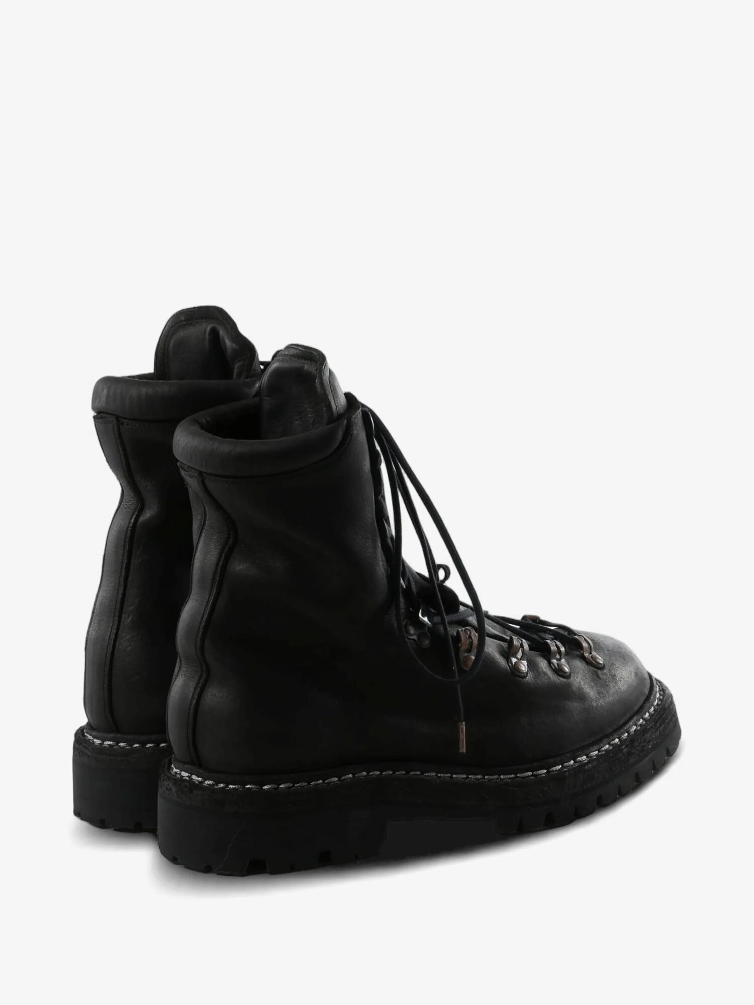 Ботинки Piero Guidi Lace-up leather boots, размер 43, черный — фото 1
