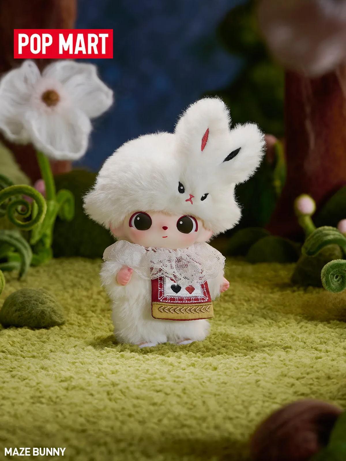 Коллекционная фигурка Слепая коробка DIMOO The Secret Theatre Club Series Vinyl Plush Pendant-MAZE BUNNY, Pop Mart