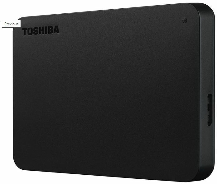 Внешние HDD жесткие диски Canvio Basics HDTB420EK3AA, 2Тб, черный