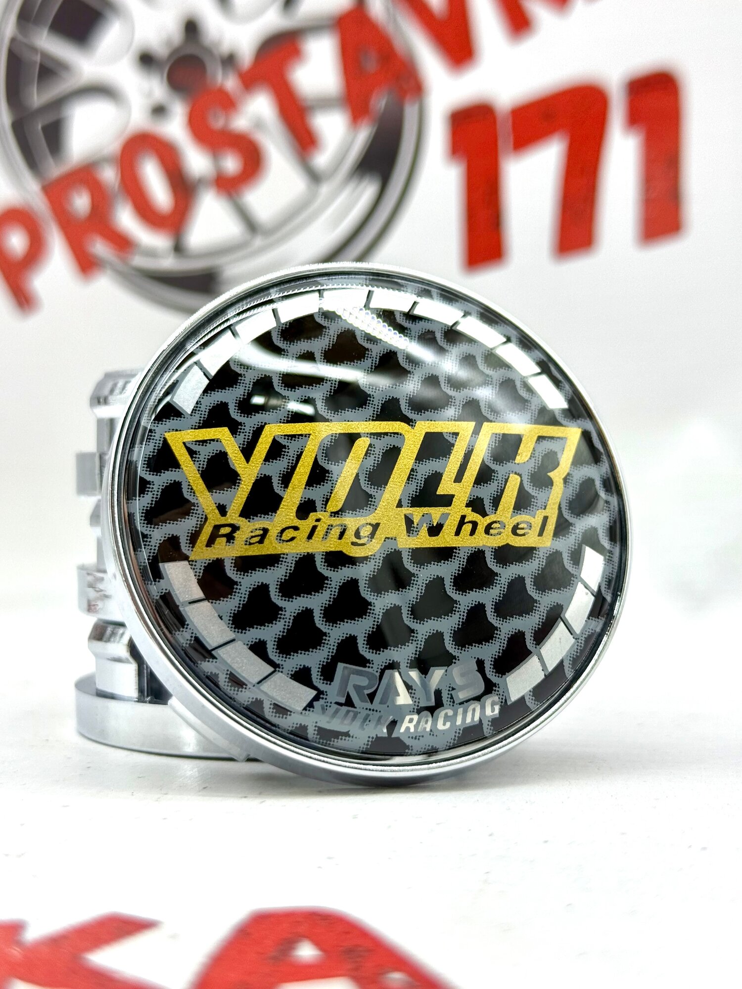 1шт Volk Rays (Carbon) 60/56/10 (T60 CHR) колпачок диска